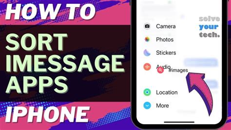 Solve Your Tech On Linkedin Ios 17 How To Sort Imessage Apps On Iphone