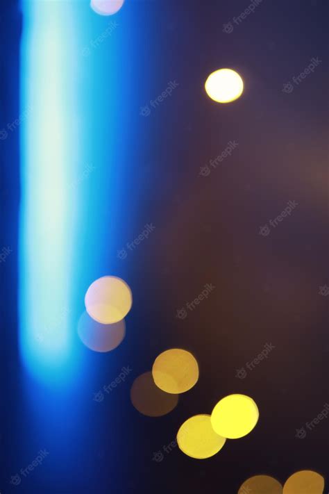 Premium Photo Abstract Bokeh Background Golden Bokeh Circles On Dark