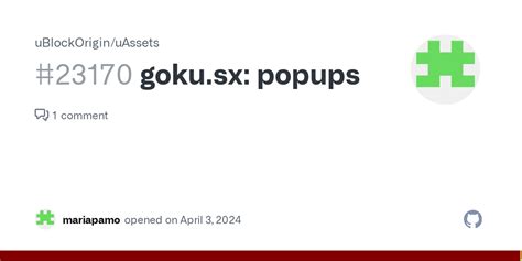 Goku Sx Popups Issue UBlockOrigin UAssets GitHub