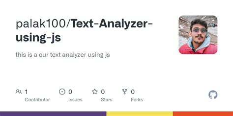 github palak100 text analyzer using js this is a our text analyzer