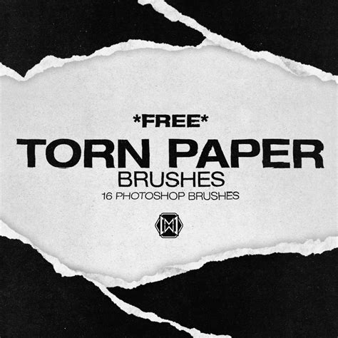 Free Torn Paper Brushes Pack Manik Method™