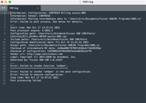 Fusion 360 Manufacturing Having Trouble Posting Turning G Code
