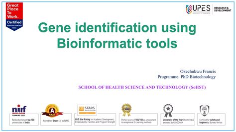 Gene Identification Using Bioinformatic Toolspptx
