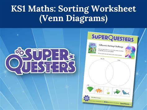 Ks1 Maths Sorting Worksheet Venn Diagrams Teaching Resources