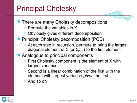 Ppt Cholesky Decomposition A Versatile Tool For Inverting Matrices Powerpoint Presentation