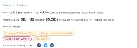 Leetcode Trapping Rain Water