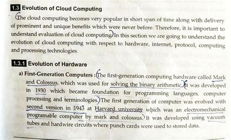 Evolution Of Cloud Computing Cloud Computing CS Studocu