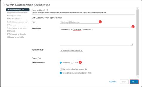 Como Crear Un Vmware Guest Customization Specification Witcherit