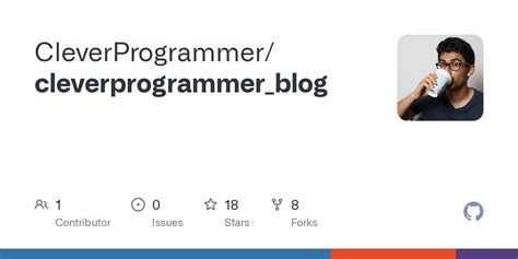 GitHub CleverProgrammer Cleverprogrammer Blog