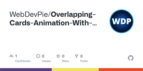 Github Webdevpie Overlapping Cards Animation With Gsap Scrolltrigger