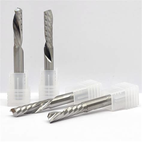 Single Flute Down Cut CNC Router Bit For Plastic BG Precision