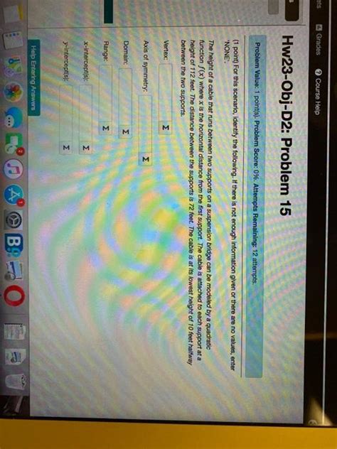 Solved Ots 1 Grades Course Help 3 Hw23 Obj D2 Problem 15