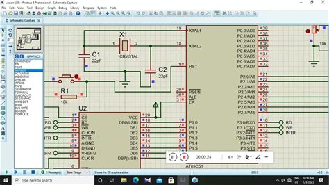 lm35 temperature adc0804 with at89c51 8051 microcontroller youtube
