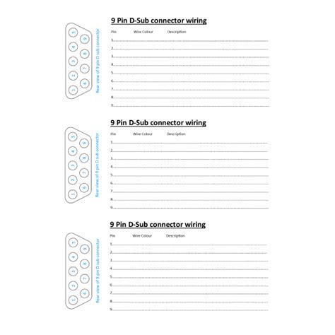 D Sub Connector Wiring Diagrams Download Railwayscenics