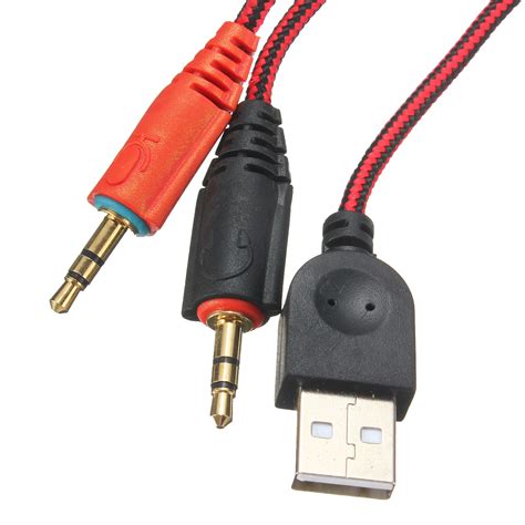 Usb Mm Led Surround Stereo Gaming Headset Headband Headphone With Mic Alexnld Com