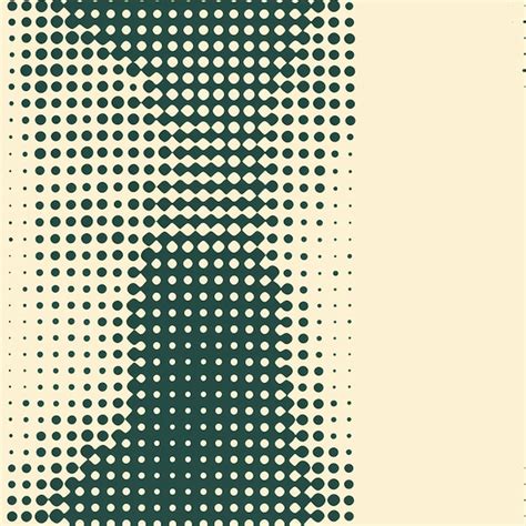 Premium Photo Seamless Circle Halftone Pattern Design