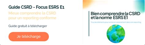 Norme Esrs E1 Comprendre Et Anticiper Les Obligations De La Csrd