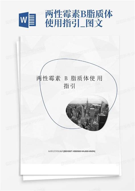 两性霉素b脂质体使用指引图文word模板下载编号lrzdzekd熊猫办公