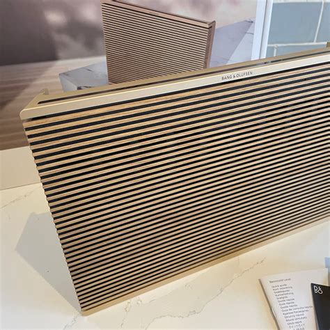 Beosound Level Oakgold Tone Portable Bluetooth Speaker
