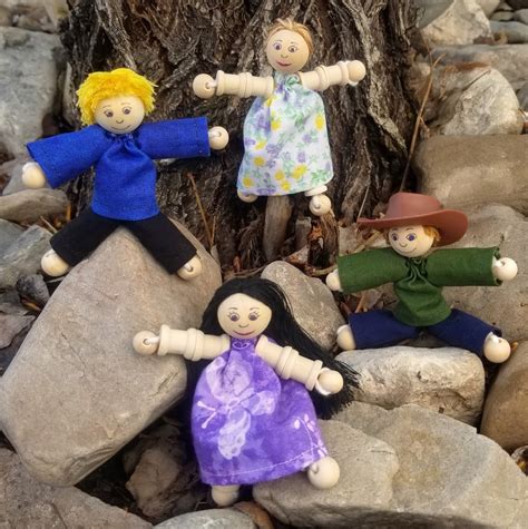 Spool Doll Tutorial Diy Wooden Doll Pattern Pdf Download Etsy