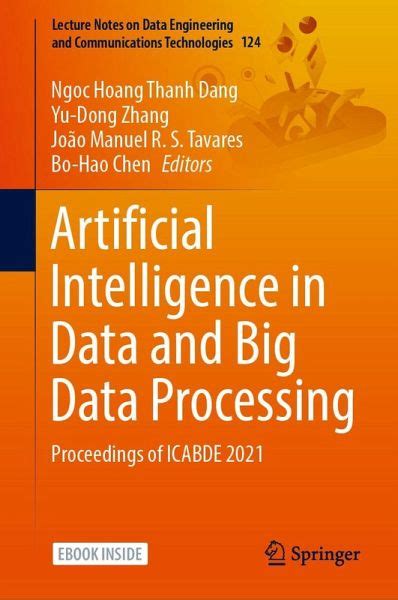 Artificial Intelligence In Data And Big Data Processing Englisches