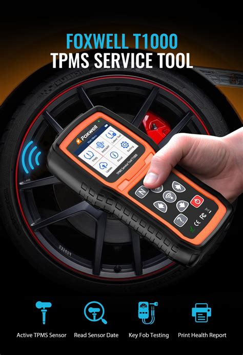 foxwell t1000 tpms trigger tool tpm sensor lifetime free updates online