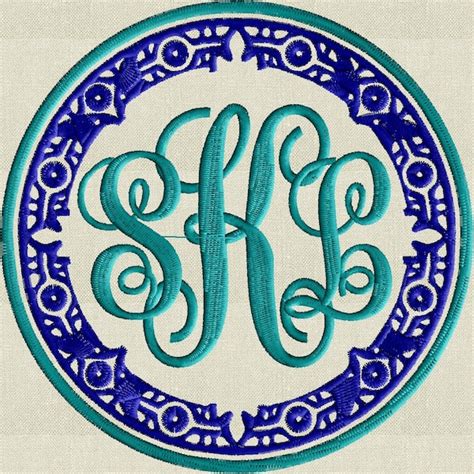 Scroll Monogram Etsy