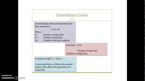 Convolution Encoder Youtube