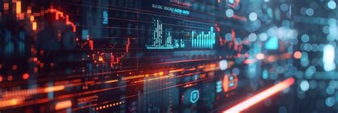 A Futuristic Computer Monitor Displaying An Abstract Network Monitoring Dashboard With Swirling
