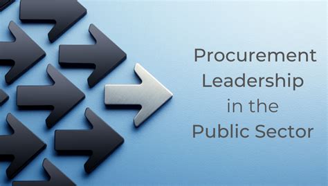 Procurement Leadership Within Public Sector Procurement