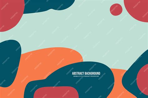 Абстрактный фон в минималистском стиле для презентации красоты Премиум векторы