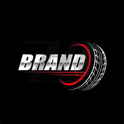 دانلود لوگو طرح تایر با پس زمینه تیره دانلود رایگان فایل لایه باز، Psd، وکتور، لوگو و موکاپ