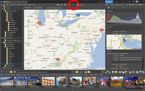 Editing Photos In Zoner Photo Studio Working With GPS Coordinates