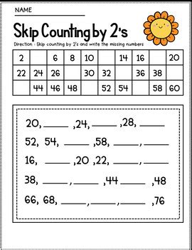 Skip Counting By 2s By The Rabbit Studio TPT