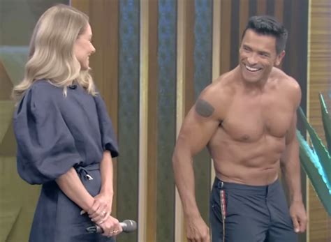 Mark Consuelos Shows Off Ripped Abs During Cold Plunge