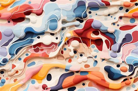 Premium Vector Seamless Abstract Artwork Pattern Design Original