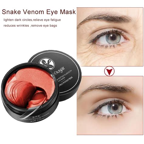 스네이크 베놈 아이 마스크 펩타이드 에센스 아이 패치 안티 에이징 콜라겐 아이 마스크 주름 눈 부기 방지 아이 케어 Tslm1마스크 Aliexpress