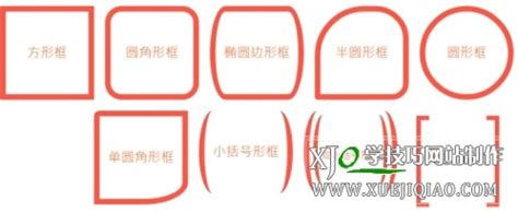 CSS的div块各种边框样式定义 学技巧网站制作