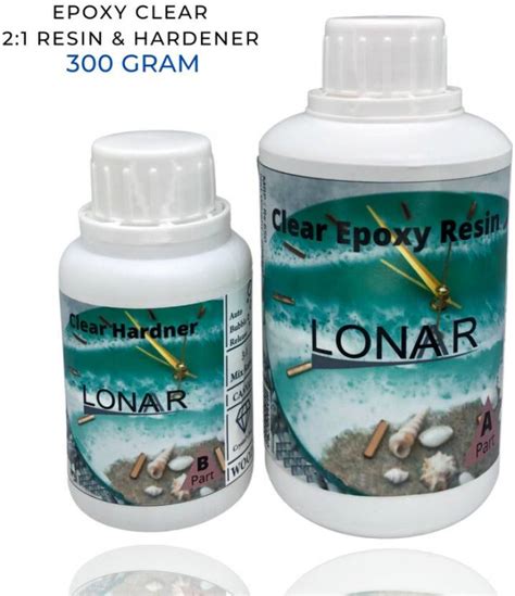 Lonaar 2 1 Epoxy Clear Resin And Hardener Non Toxic Crystal 2 1 Epoxy Clear Resin
