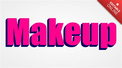 Makeup This Is Pop Editable Logo NetFlix Series Text Effect Generator