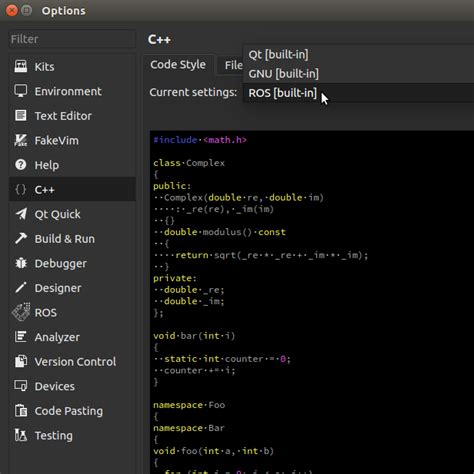 Frequently Asked Questions ROS Qt Creator Plug In Documentation