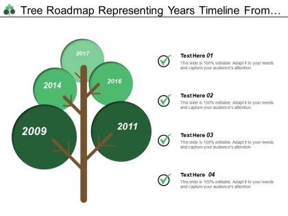 Tree Roadmap SlideTeam