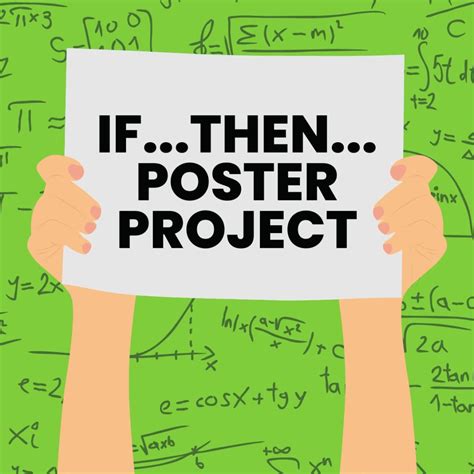 If Then Statements Geometry Poster Project Math Love