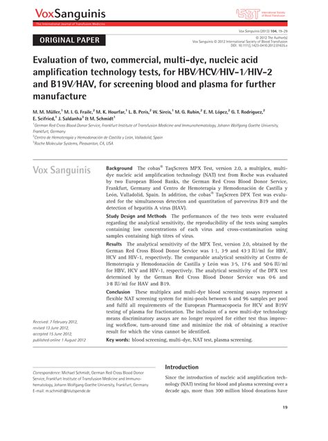 Pdf Evaluation Of Two Commercial Multi Dye Nucleic Acid Amplification Technology Tests For