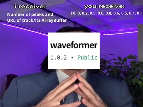 GitHub VityaSchel Waveformer