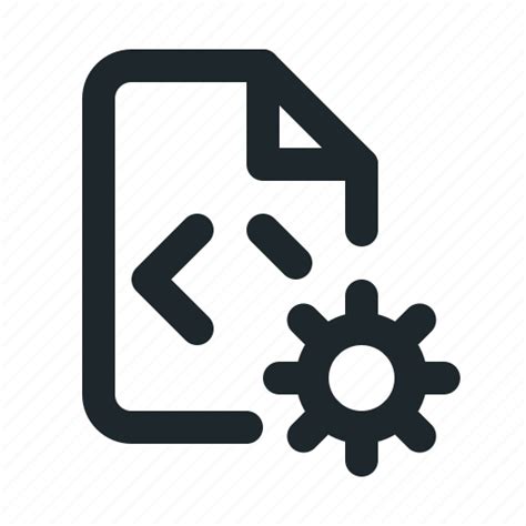 Coding File Setting Icon Download On Iconfinder