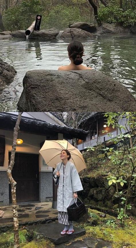 아이비 일본 노천탕서 뒤태 노출 선녀 된 기분