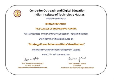 brinda hemanth on linkedin connections iitmadras