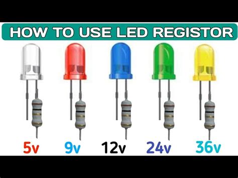 How To Calculate The Value Of Resistor For Leds Circuits