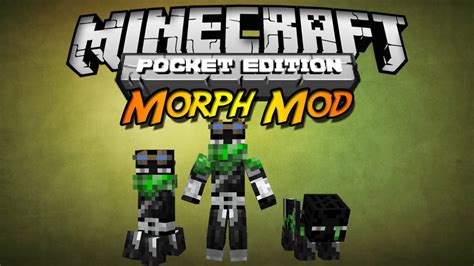 Minecraft Pe 010x Modscript Morph Mod Español Se Otro Mob Youtube